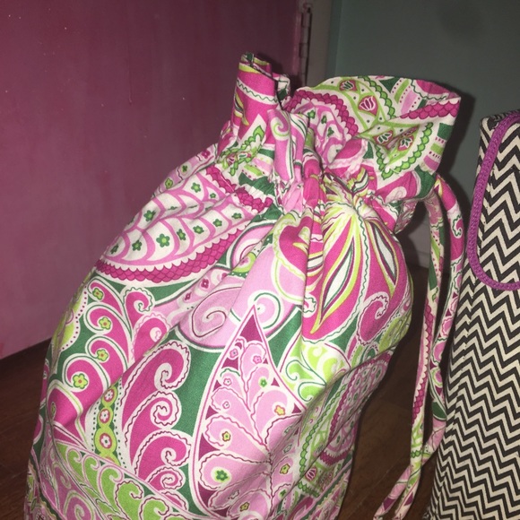 Vera Bradley | Bags | Vera Bradley Iconic Ditty Bag In Pinwheel Pink ...